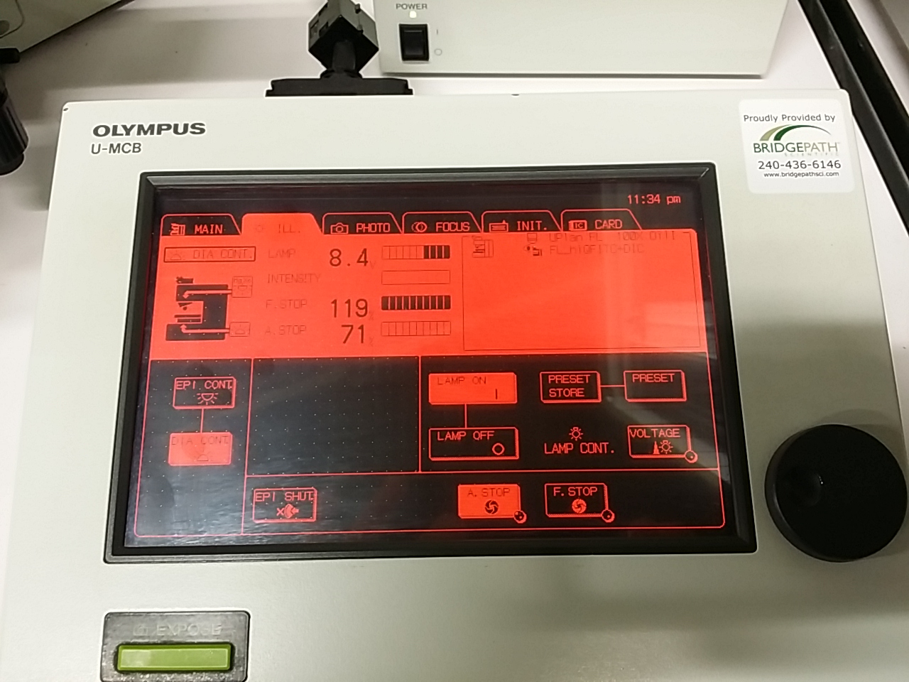 SOLD: Olympus PROVIS AX70 Motorized BF, Phase, Fluorescence, Polar and ...