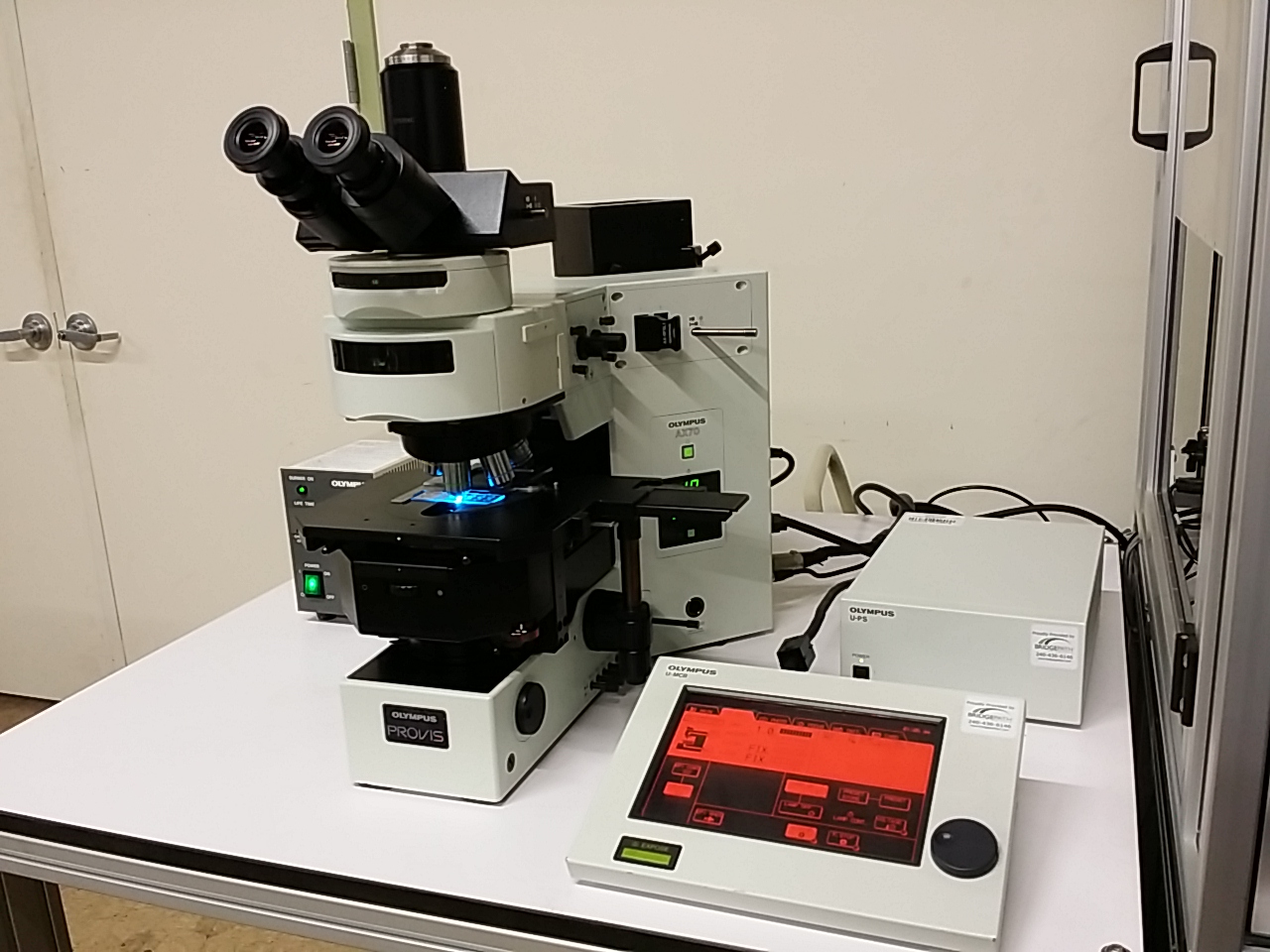 SOLD: Olympus PROVIS AX70 Motorized BF, Phase, Fluorescence, Polar and ...