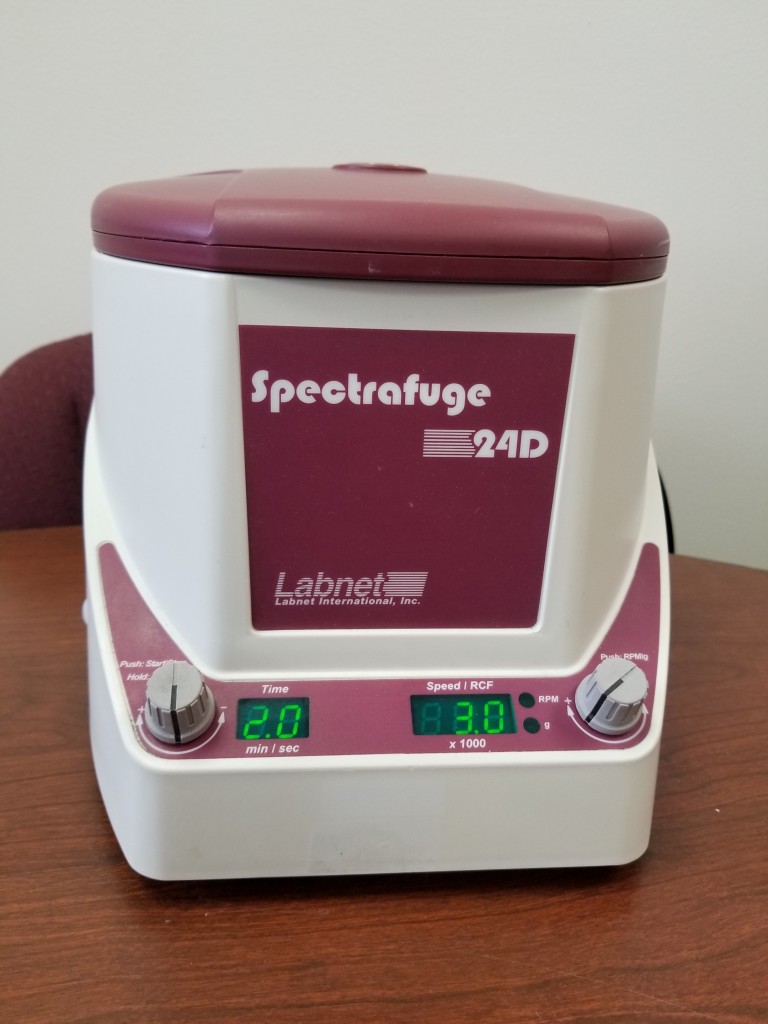 90 Day Wty: Labnet Spectrafuge 24D Microcentrifuge - BridgePath Scientific