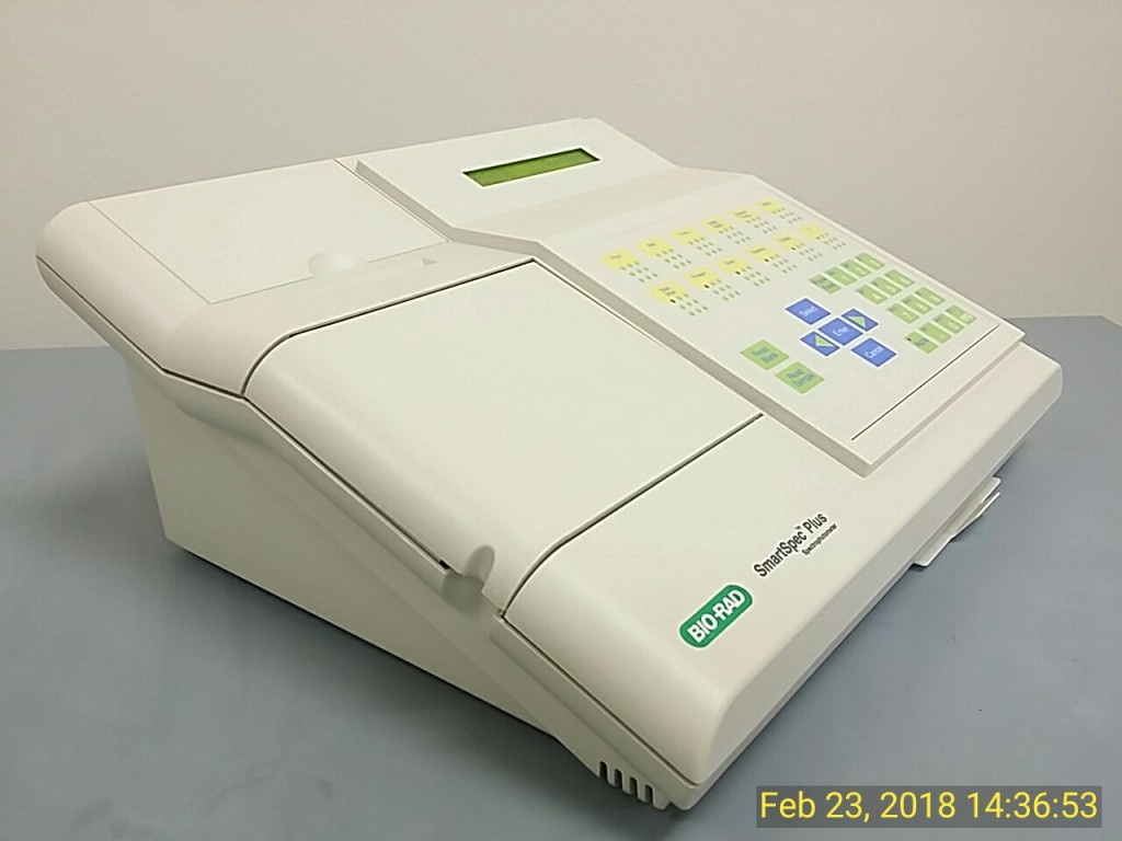 Bio-rad SmartSpec Plus UV/Vis Scanning Photodiode Array ...