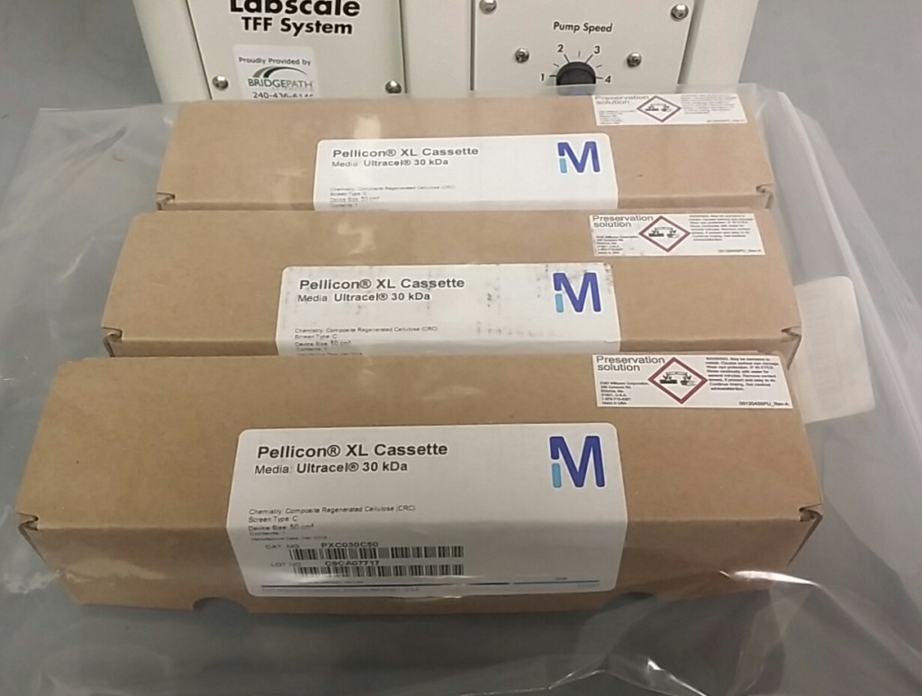SOLD: Millipore Labscale Tangential Flow Filtration TFF system, and ...