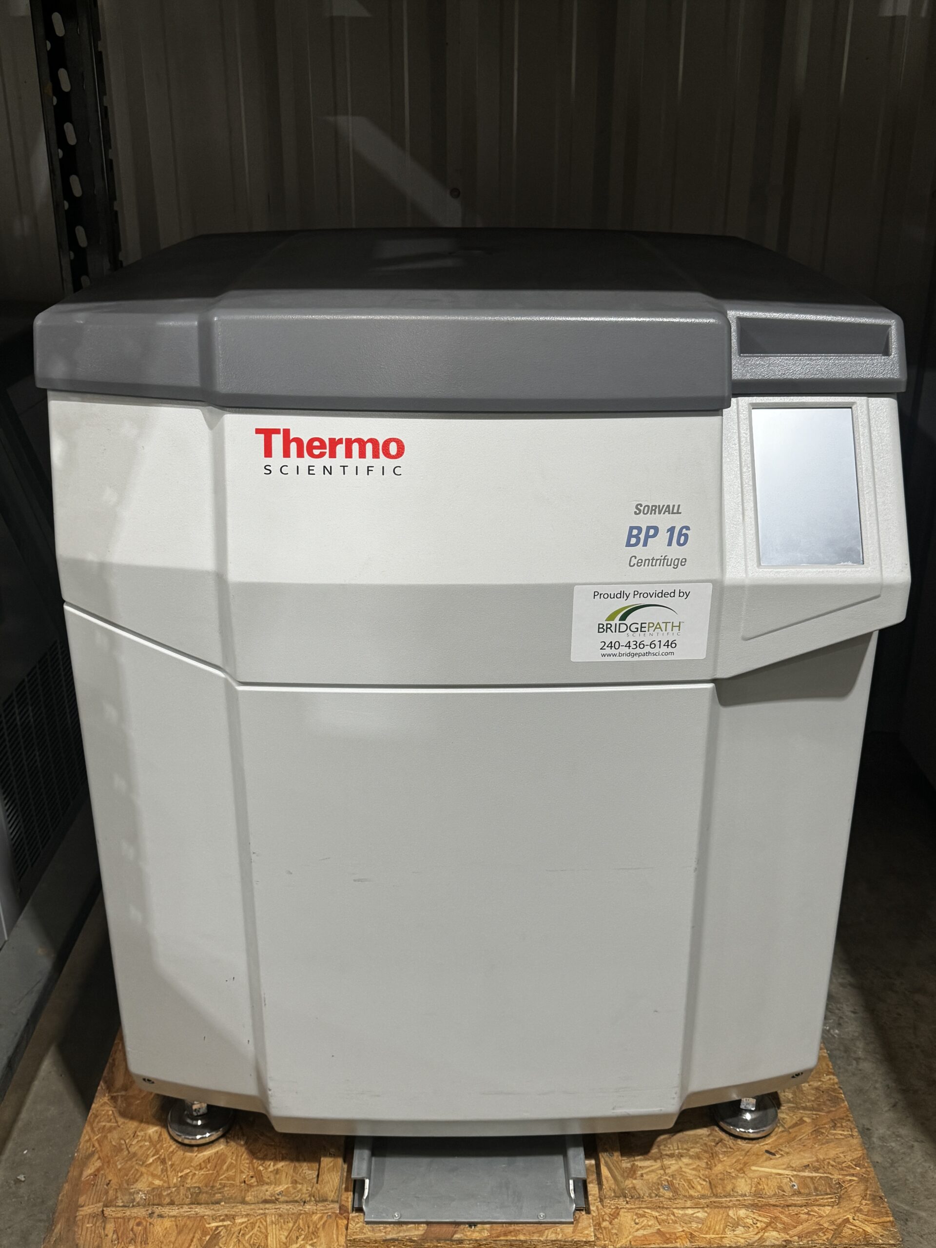 Sorvall Thermo BP 16 Bioprocessing Centrifuge - BridgePath Scientific