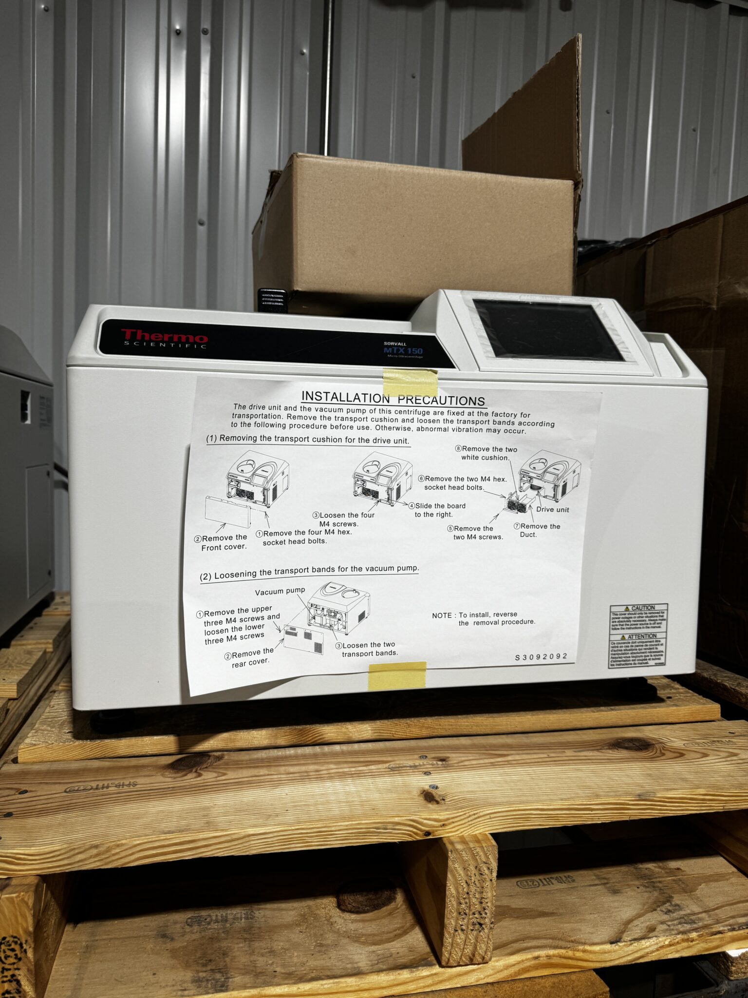 Sorvall MTX150 Benchtop UltraCentrifuge - BridgePath Scientific