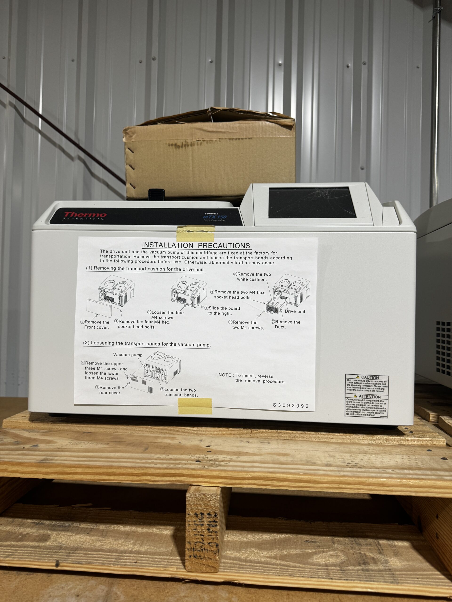 Sorvall MTX150 Benchtop Ultra Centrifuge - BridgePath Scientific