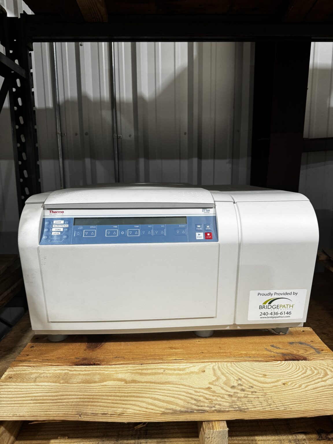 Thermo Sorvall ST-16R Benchtop Centrifuge - BridgePath Scientific